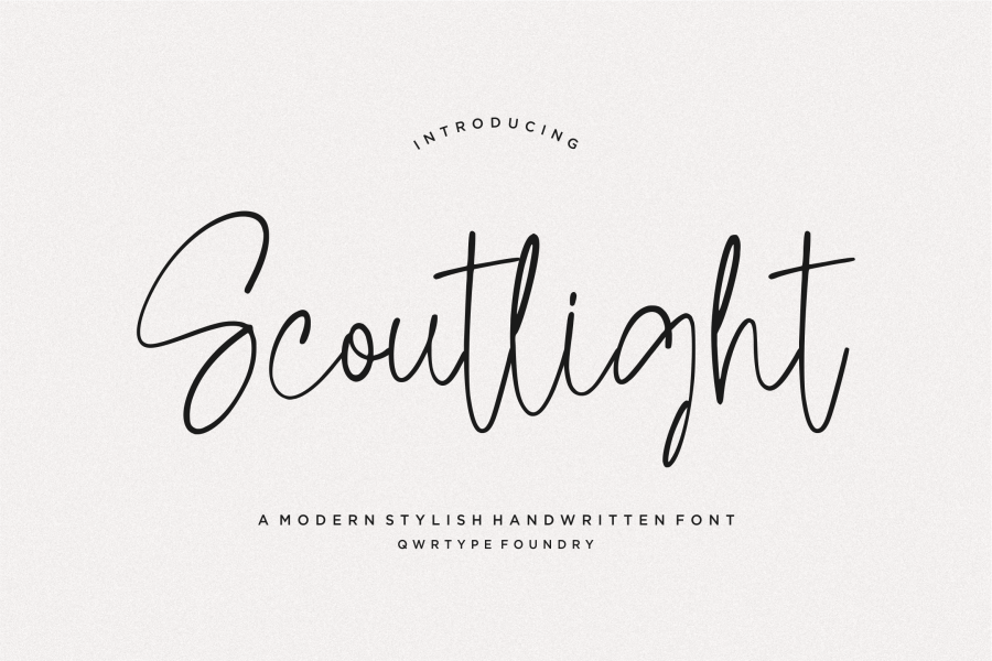 Scoutlight Font · 1001 Fonts