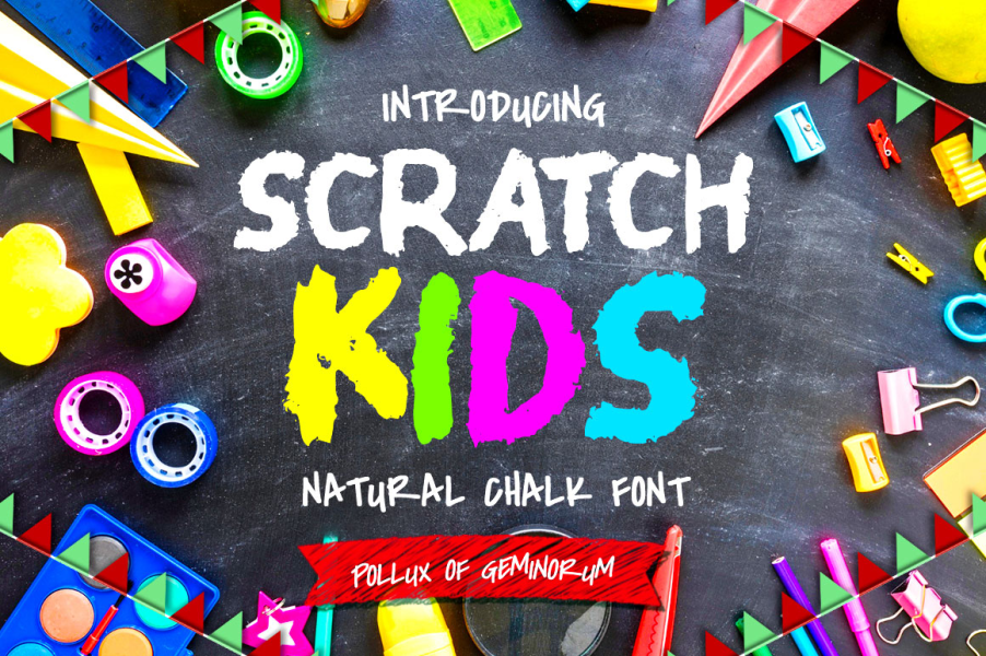 2 Free Kindergarten, School, Tvc Fonts · 1001 Fonts