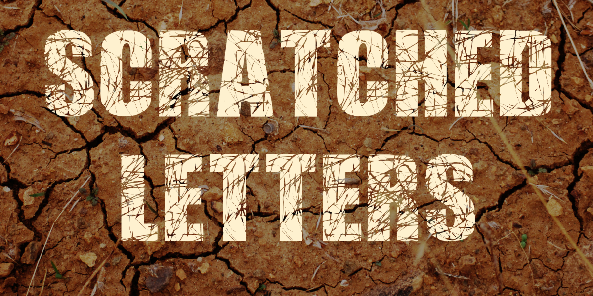 Scratched Letters Font · 1001 Fonts