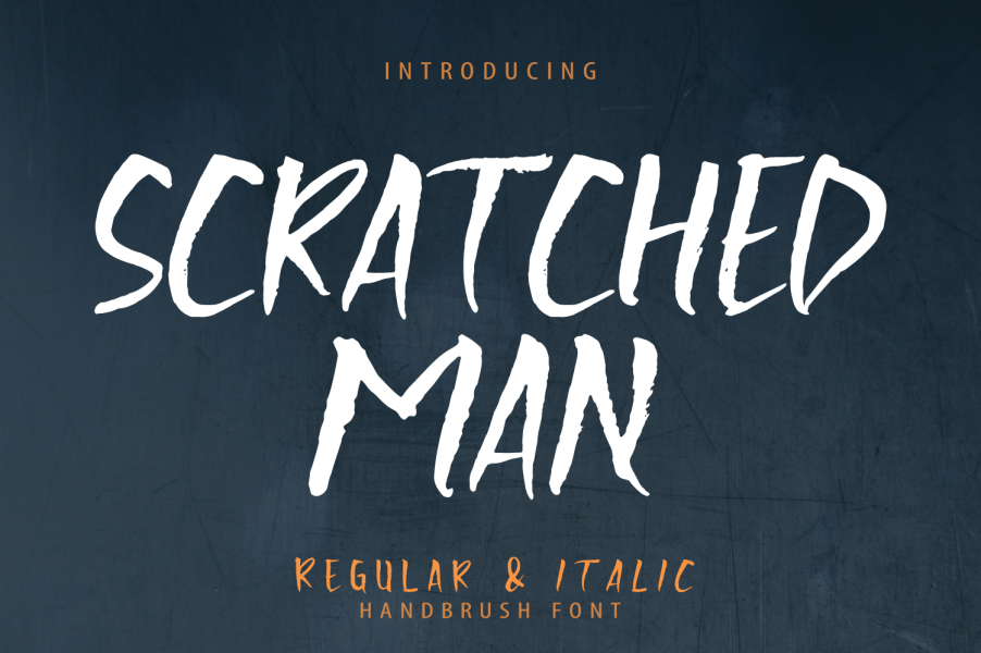 Scratchedman Font · 1001 Fonts