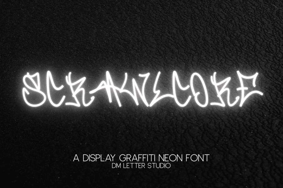 Scrawlcore Font · 1001 Fonts