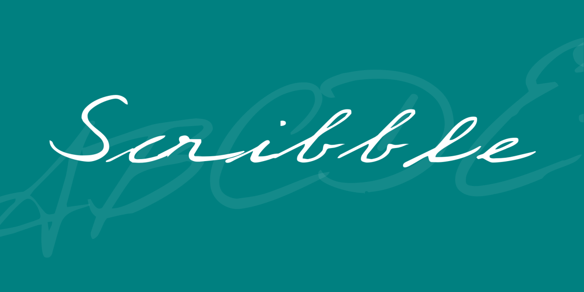 Scribble Font · 1001 Fonts