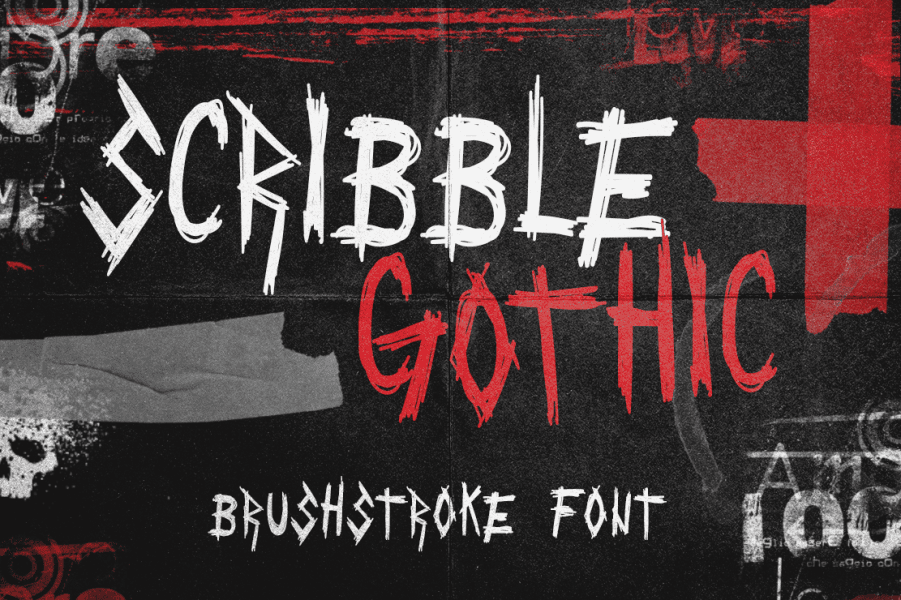 ScribbleGothic Font · 1001 Fonts