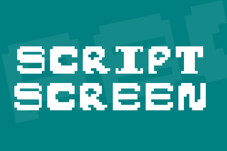 Script Screen Font · 1001 Fonts
