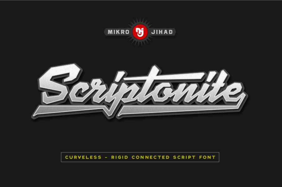 MJ Scriptonite Demo Font · 1001 Fonts
