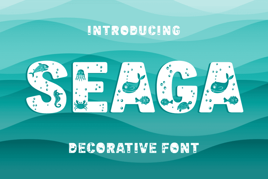 3 Free Aquatic Fonts · 1001 Fonts