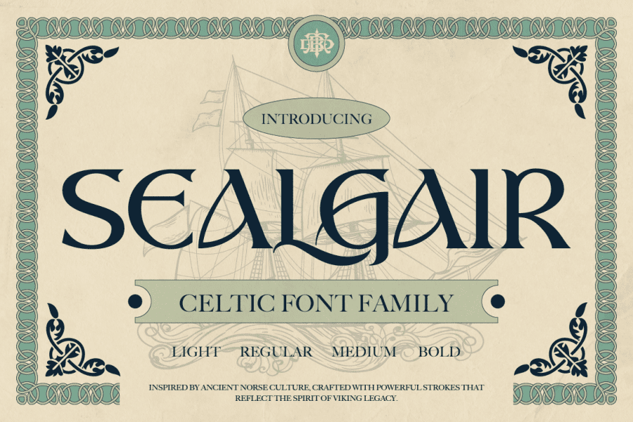 1 Free Gaelic, Mystical Font · 1001 Fonts