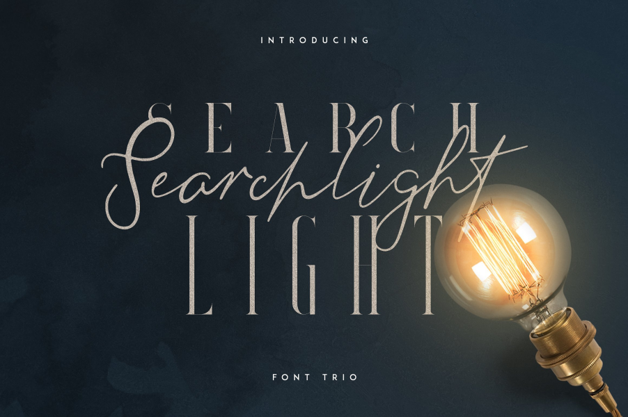 Searchlight Font Family · 1001 Fonts