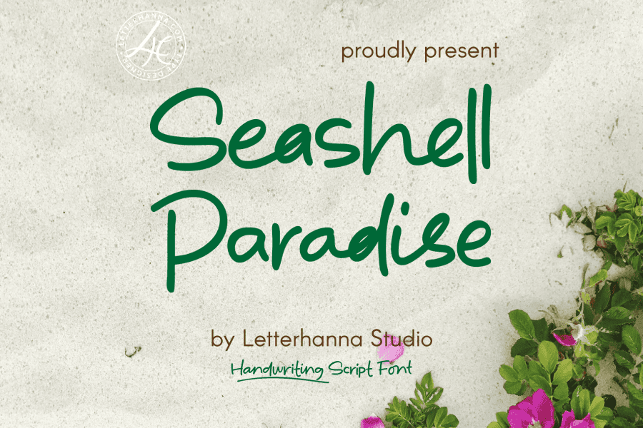 Seashell Paradise free Font · 1001 Fonts