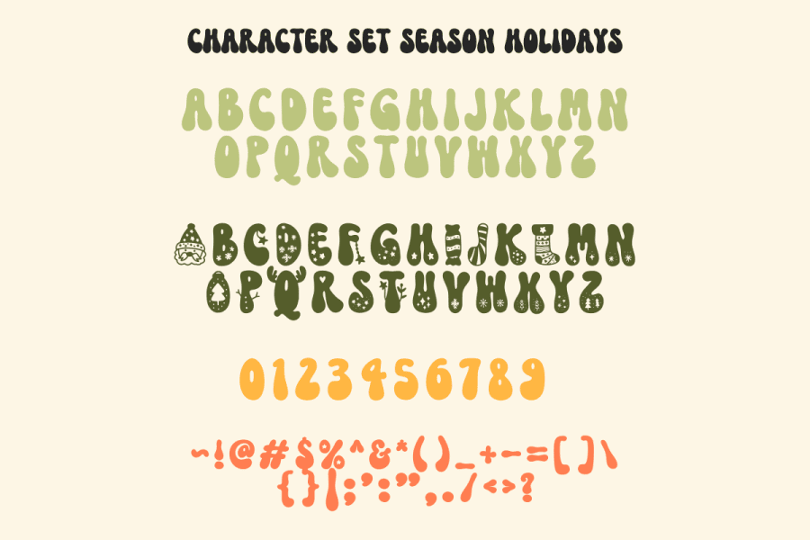 Season Holidays Font · 1001 Fonts