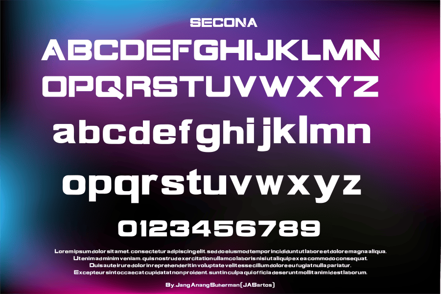 SECONA Font · 1001 Fonts