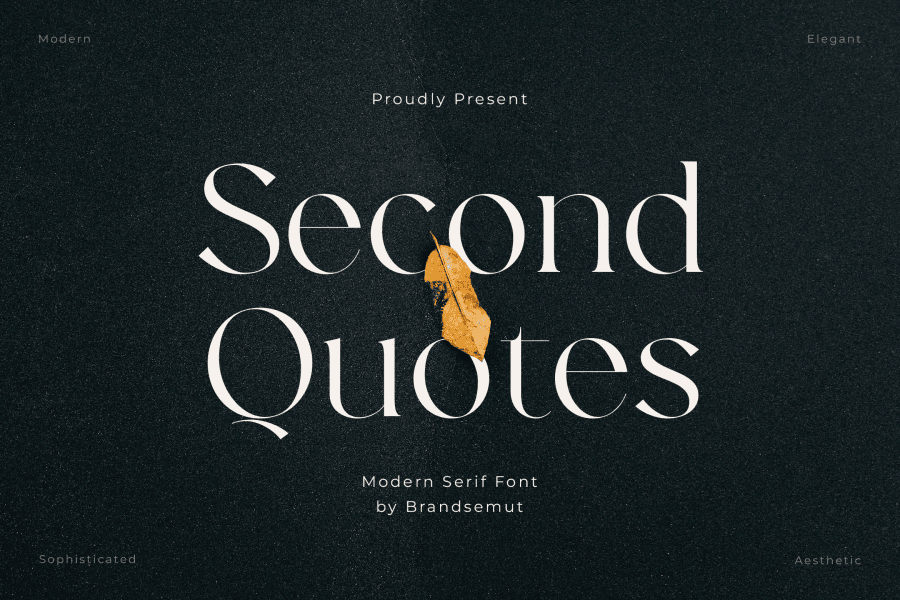 Second Quotes Font · 1001 Fonts