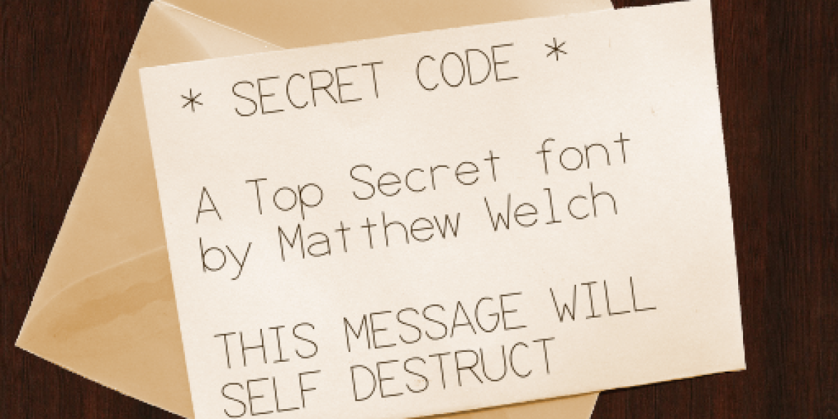 Secret Code Font · 1001 Fonts