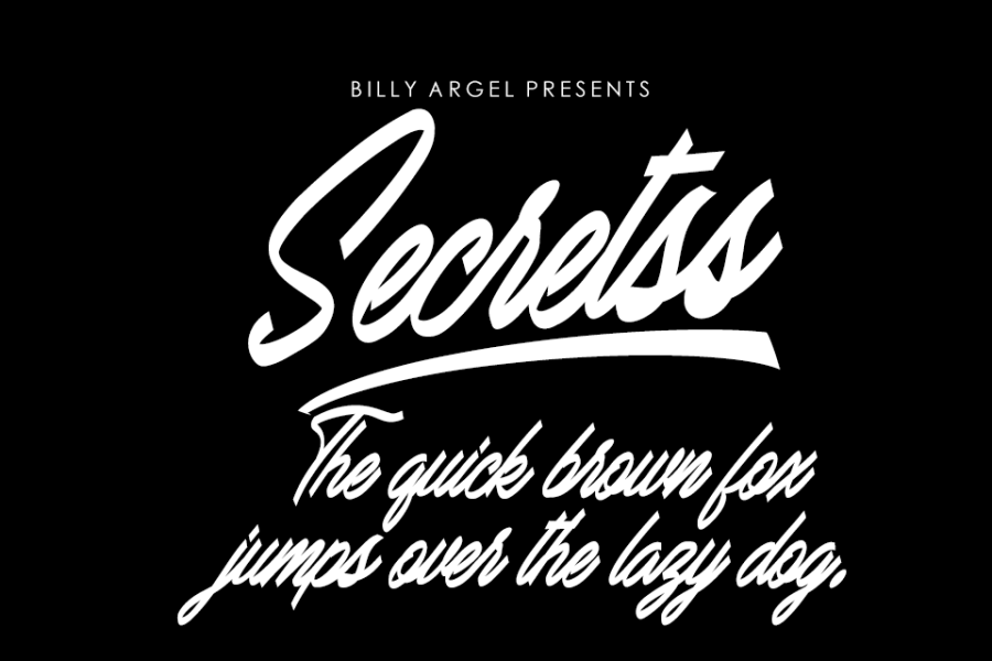 Secretss Personal Use Font · 1001 Fonts