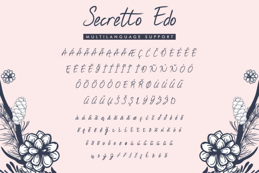 Secretto Edo Demo Font · 1001 Fonts