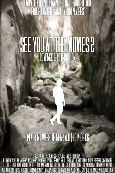 What Font Is Used At The Bottom Of Movie Posters