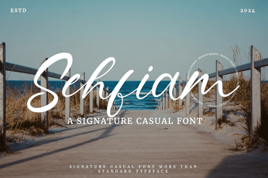 Sehfiam Font · 1001 Fonts