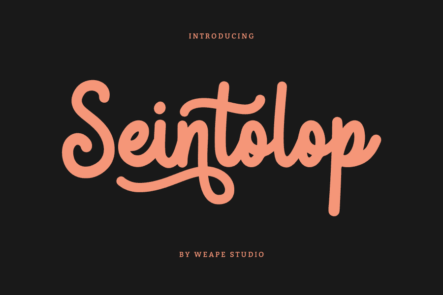 Seintolop Font · 1001 Fonts