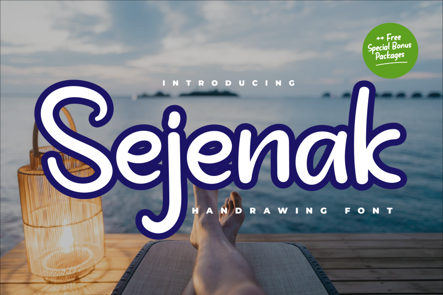 Sejenak Font · 1001 Fonts
