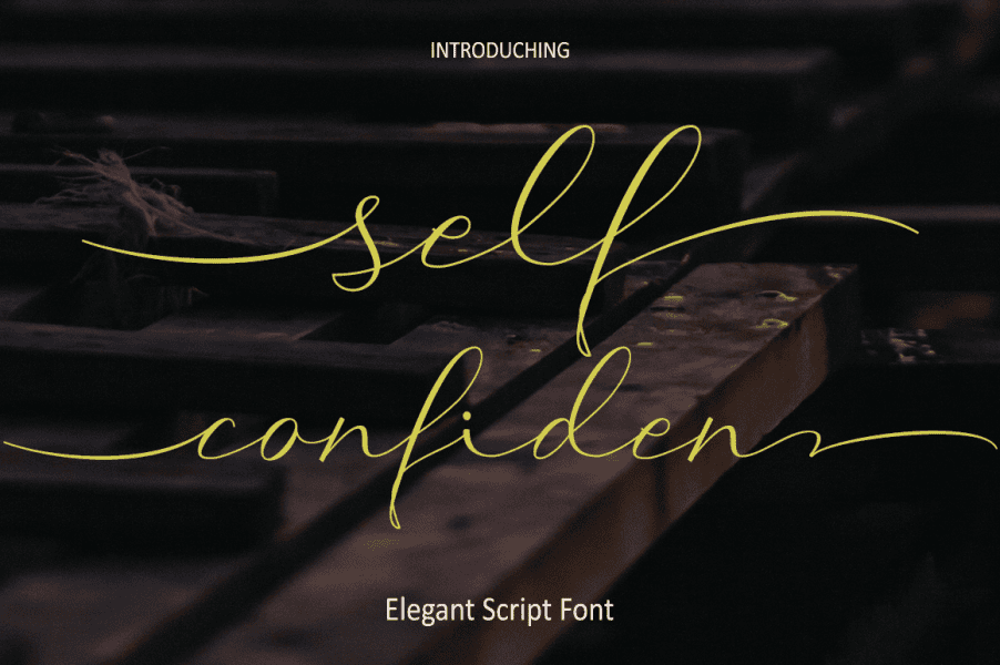 Self-Confident Font · 1001 Fonts