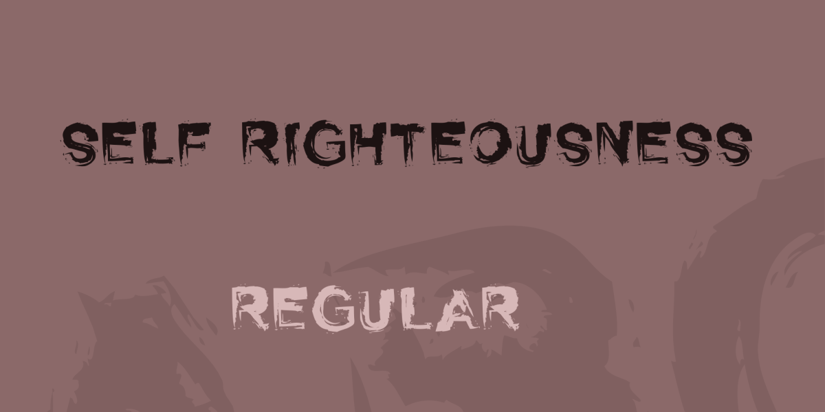 Self Righteousness Font · 1001 Fonts
