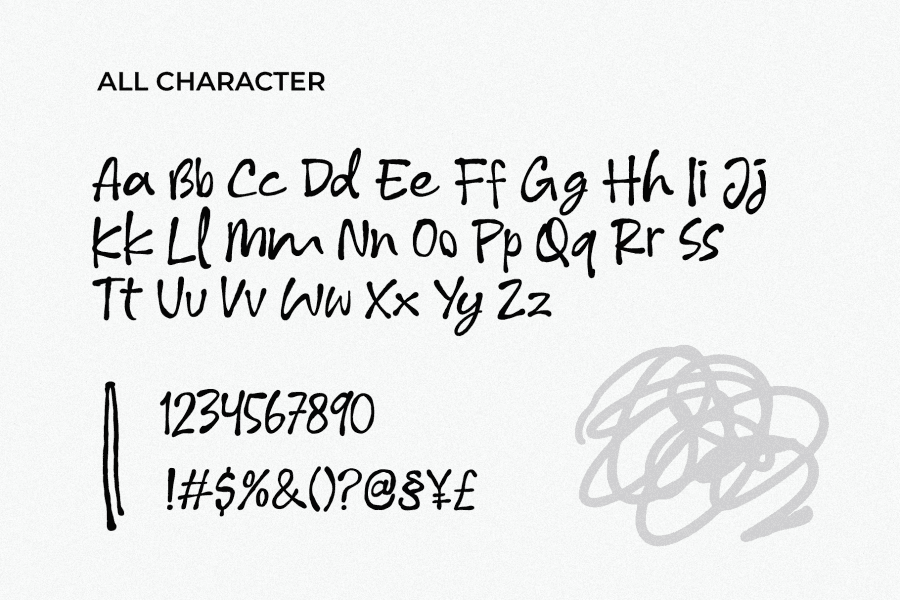Self Written Demo Font · 1001 Fonts