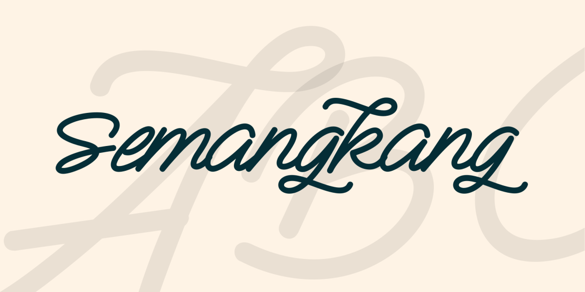 Semangkang Font · 1001 Fonts