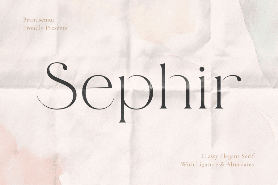 Sephir Font · 1001 Fonts