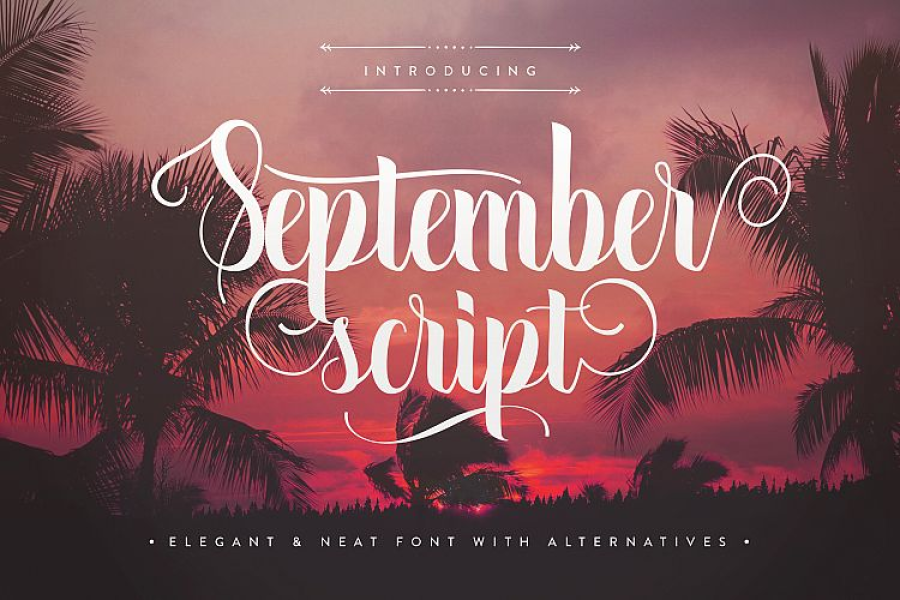September Script Font · 1001 Fonts