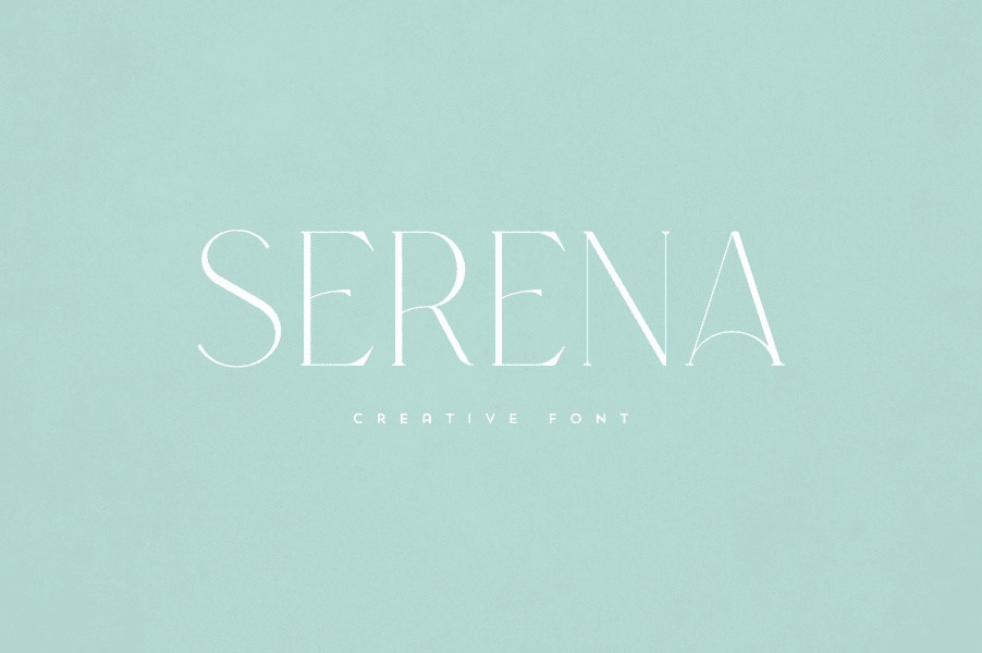 Serena Font · 1001 Fonts