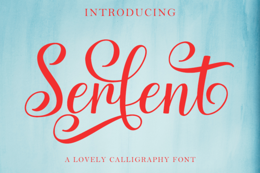 Serfent Font · 1001 Fonts