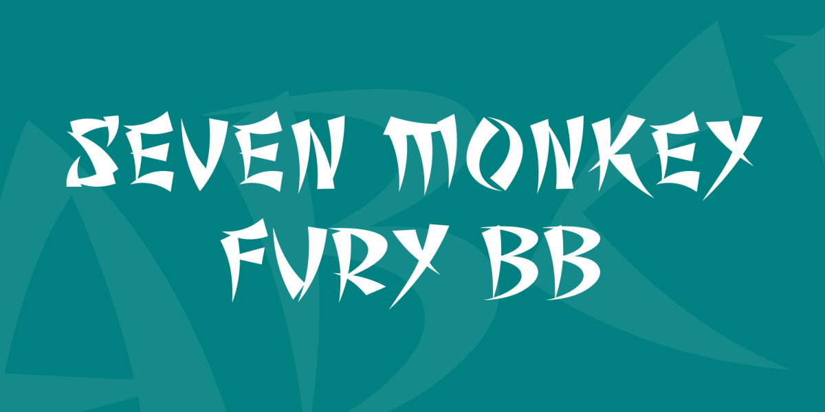 Seven Monkey Fury BB Font · 1001 Fonts
