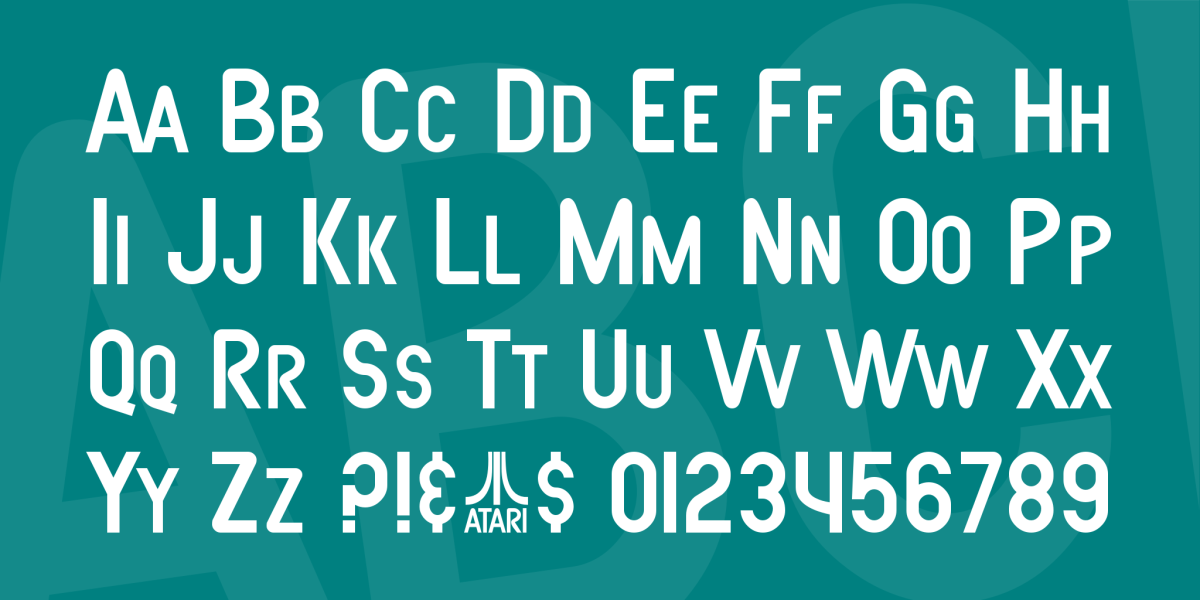 Atari Font Atari Unveils All New Console As Part Of Retro Revival