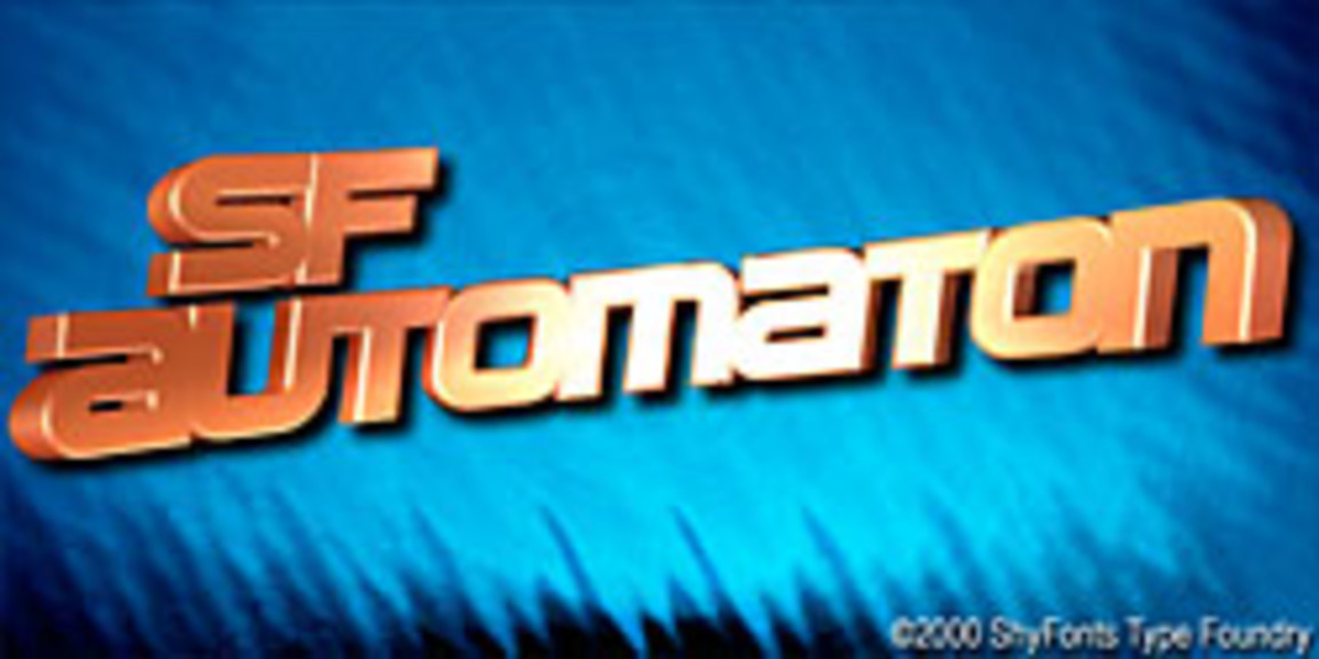 SF Automaton Font Family · 1001 Fonts