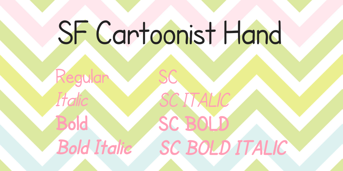 SF Cartoonist Hand Font Family · 1001 Fonts
