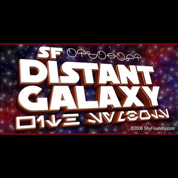 SF Distant Galaxy Font Family · 1001 Fonts