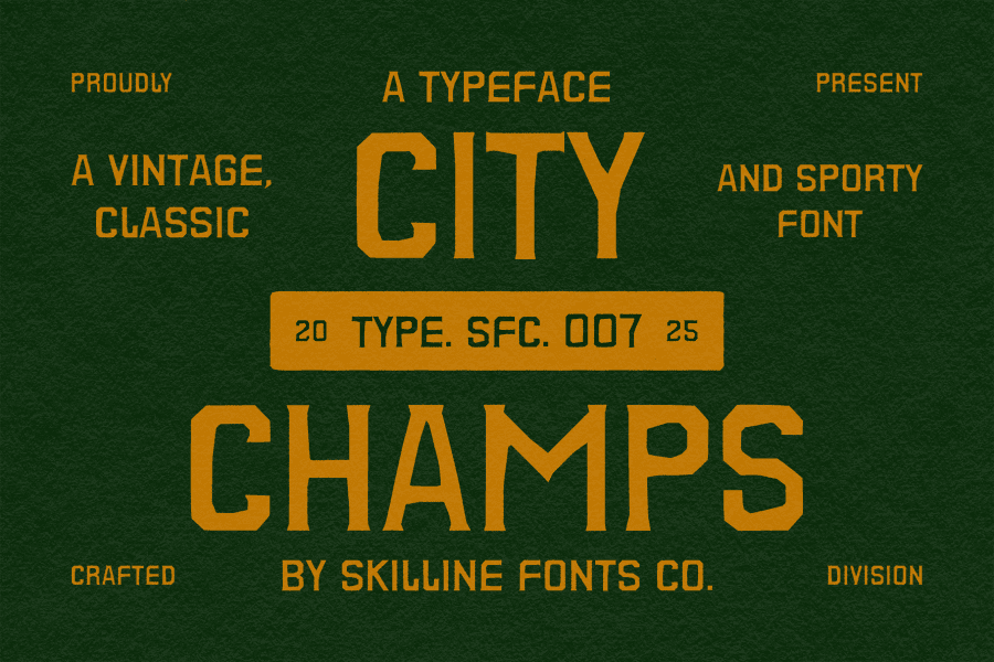 SFC City Champs Font · 1001 Fonts