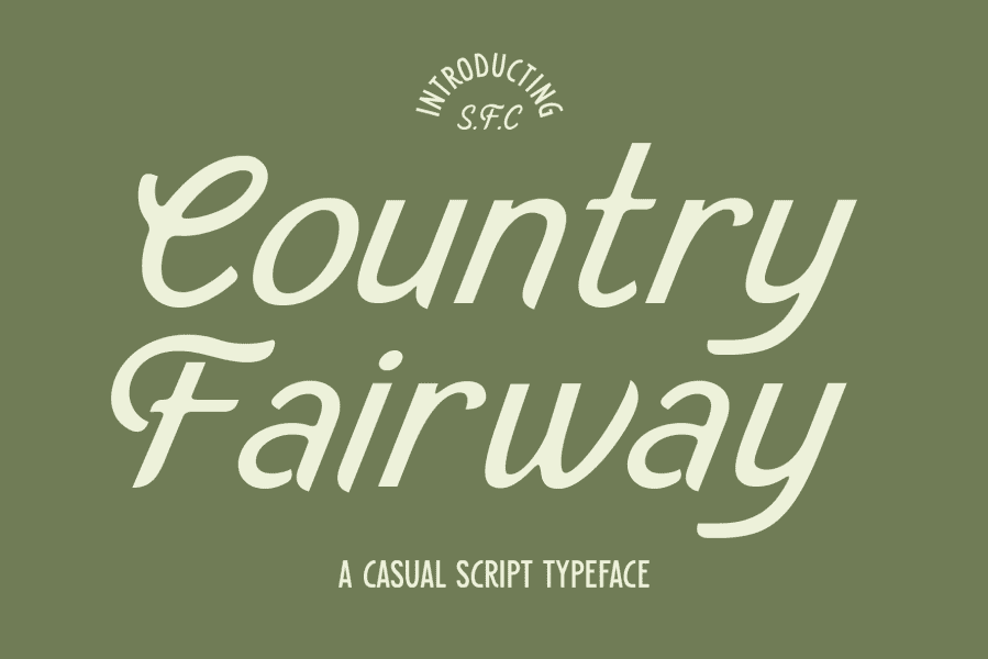 SFC Country Fairway Font · 1001 Fonts