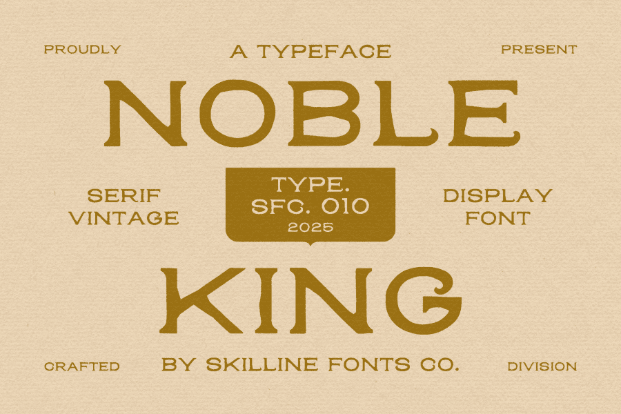 SFC Noble King Font · 1001 Fonts