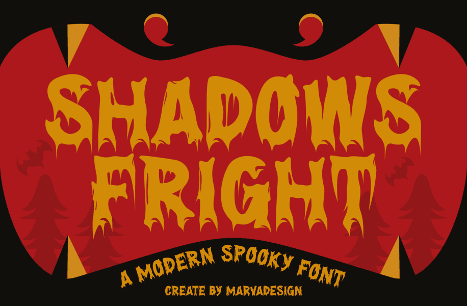 Shadows Fright Font · 1001 Fonts