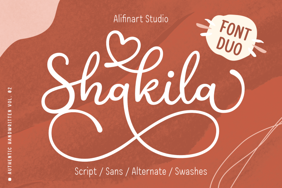 Shakila Script Font · 1001 Fonts
