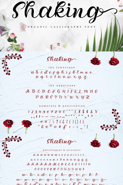 Shaking Font · 1001 Fonts