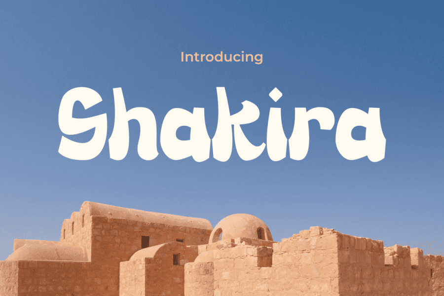 Shakira Font · 1001 Fonts
