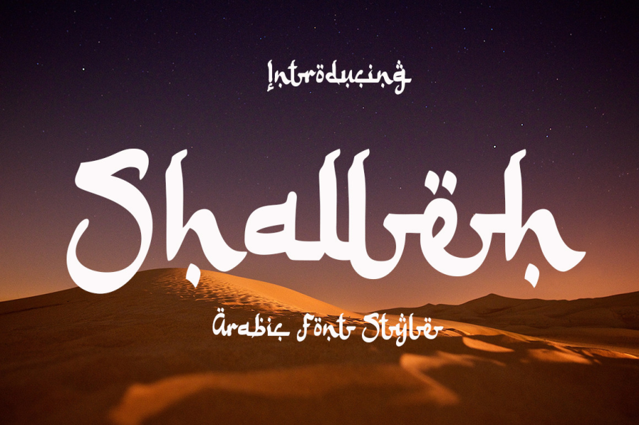 Shalleh Font · 1001 Fonts