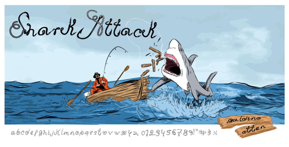 5 Free Shark Fonts · 1001 Fonts