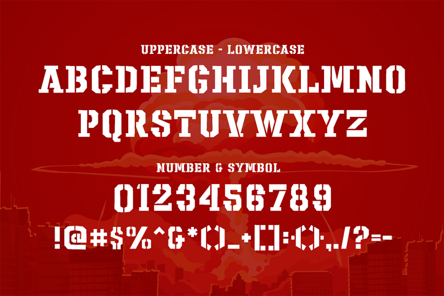 15 Free Camouflage Fonts · 1001 Fonts