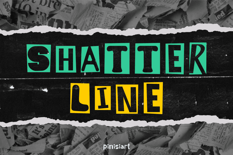 SHATTERLINE Font · 1001 Fonts