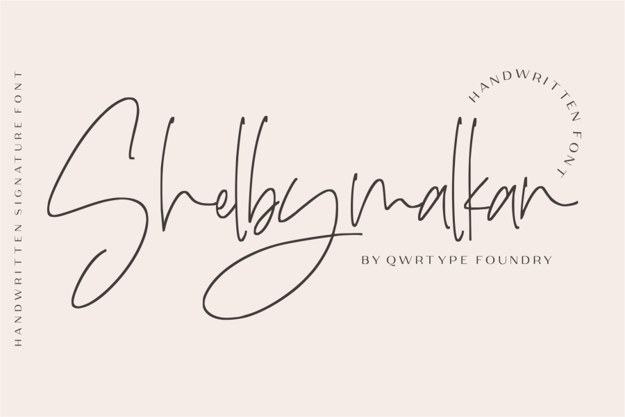 Shelbymalkan Font · 1001 Fonts