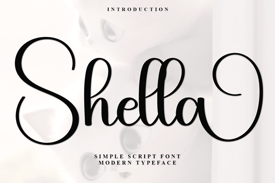 Shella Font · 1001 Fonts