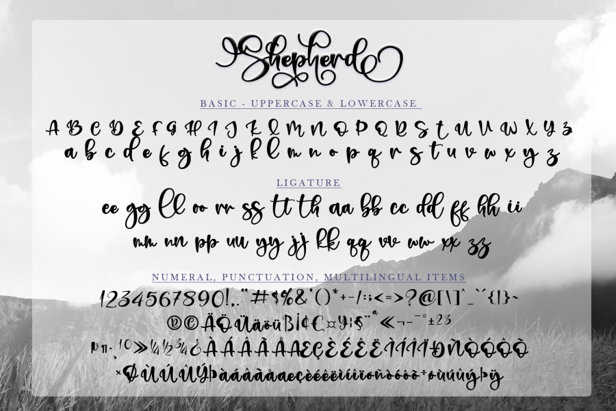 Shepherd - Personal Use Font · 1001 Fonts
